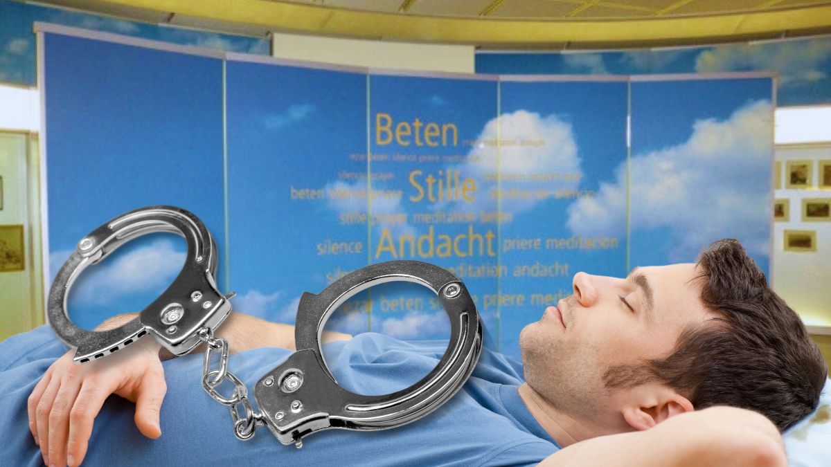 Polițiști atacați de un român găsit dormind în camera de rugăciune a ...