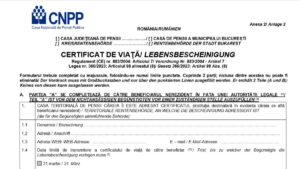 Noutăți despre certificatul de viață pentru Casa de Pensii
